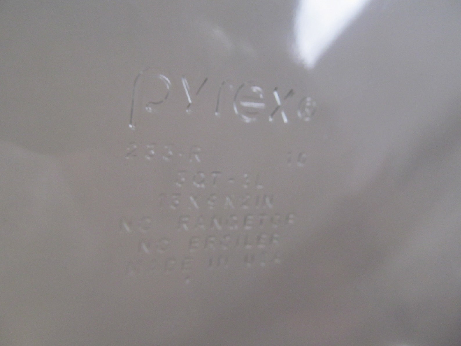 Pyrex Clear Rectangle Baking Pan 13 X 9 Pyrex Bake Ware - Etsy