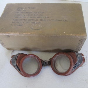 US Air Force Flying Goggles Military US Army Army Memorabilia Military ...