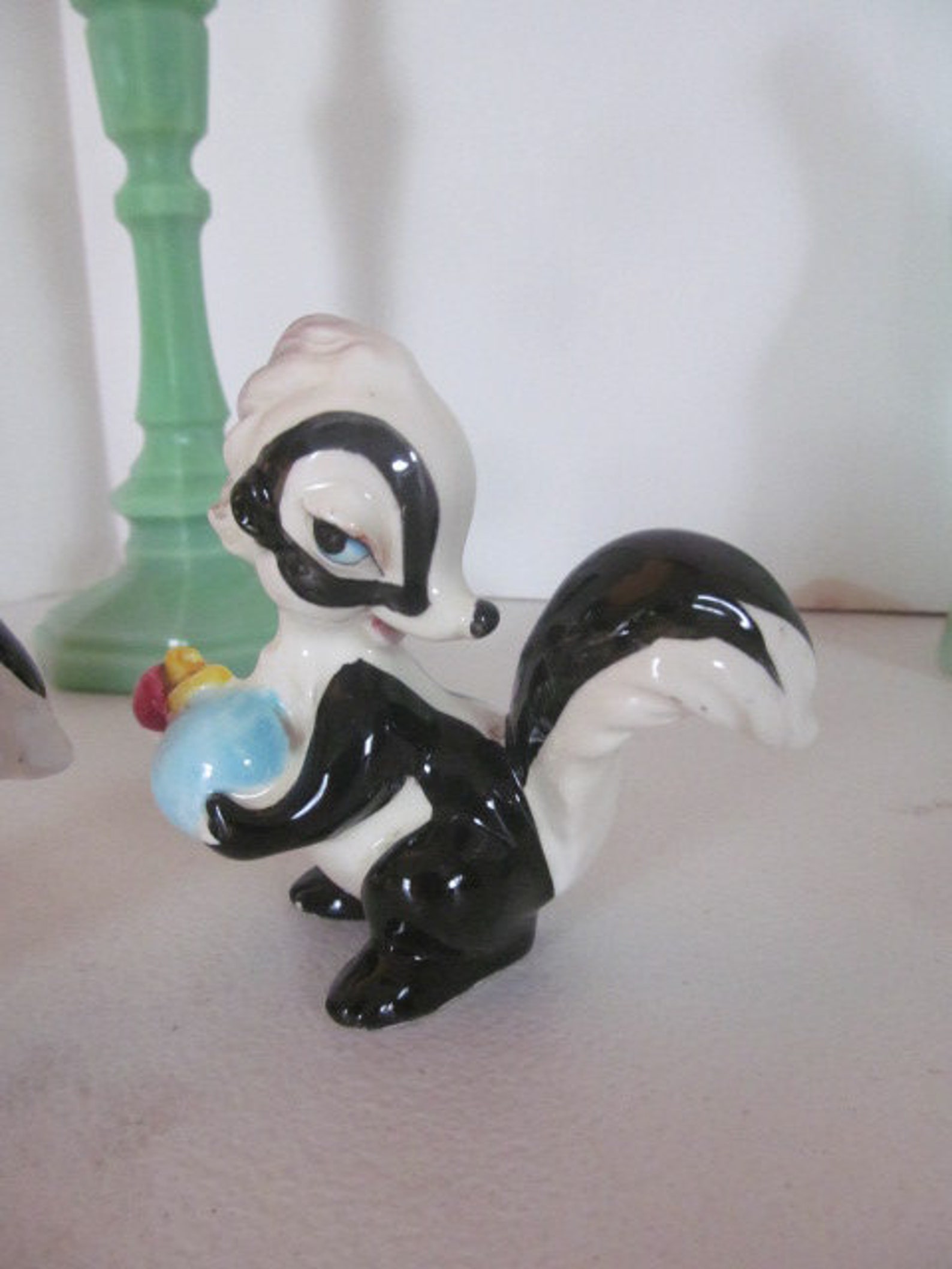 Pepe Le Pew Skunk Figurines Skunk Display Pieces Pepe Le Pew - Etsy