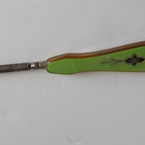 A Beauty Victorian Boot Hooks Edwardian Corset Hooks Lucite & Bakelite ...