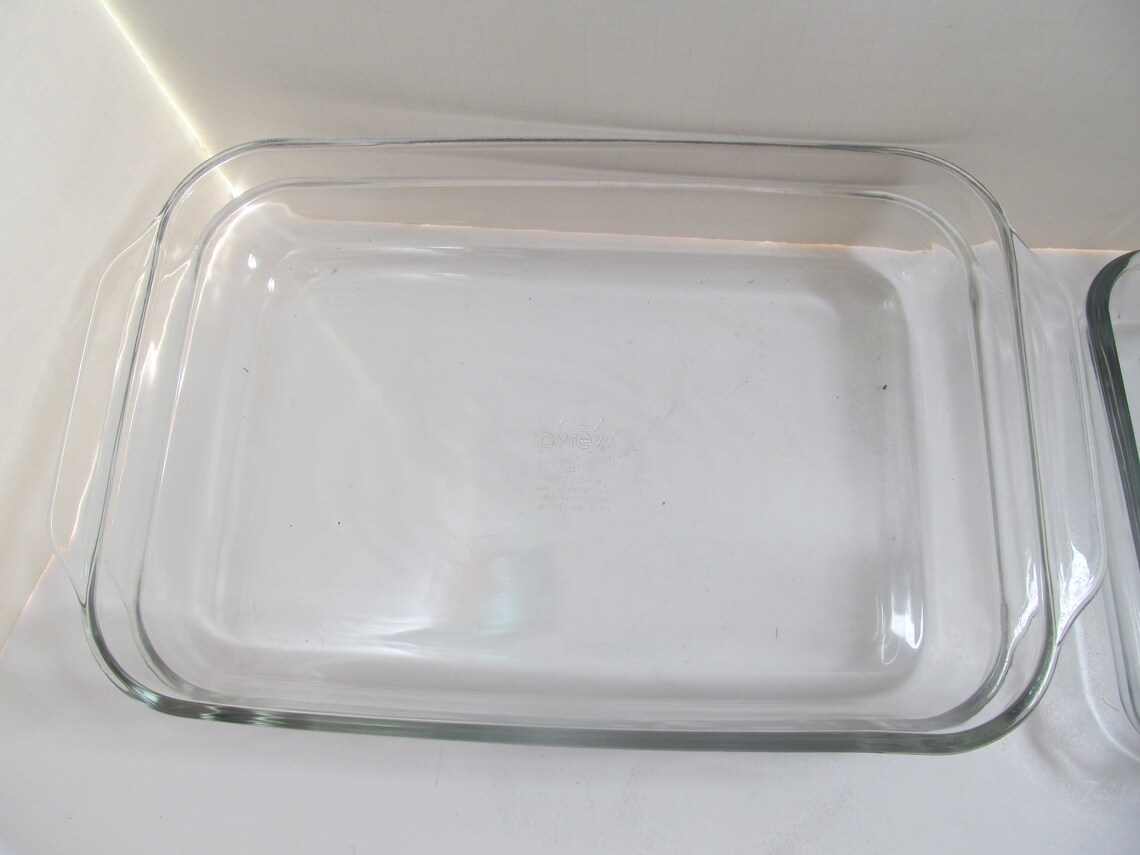 Pyrex Clear Rectangle Baking Pan 13 X 9 Pyrex Bake Ware - Etsy