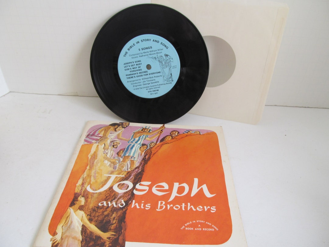 Joseph Song Book and Record Album Childrens 33 Rpm Record and Story ...