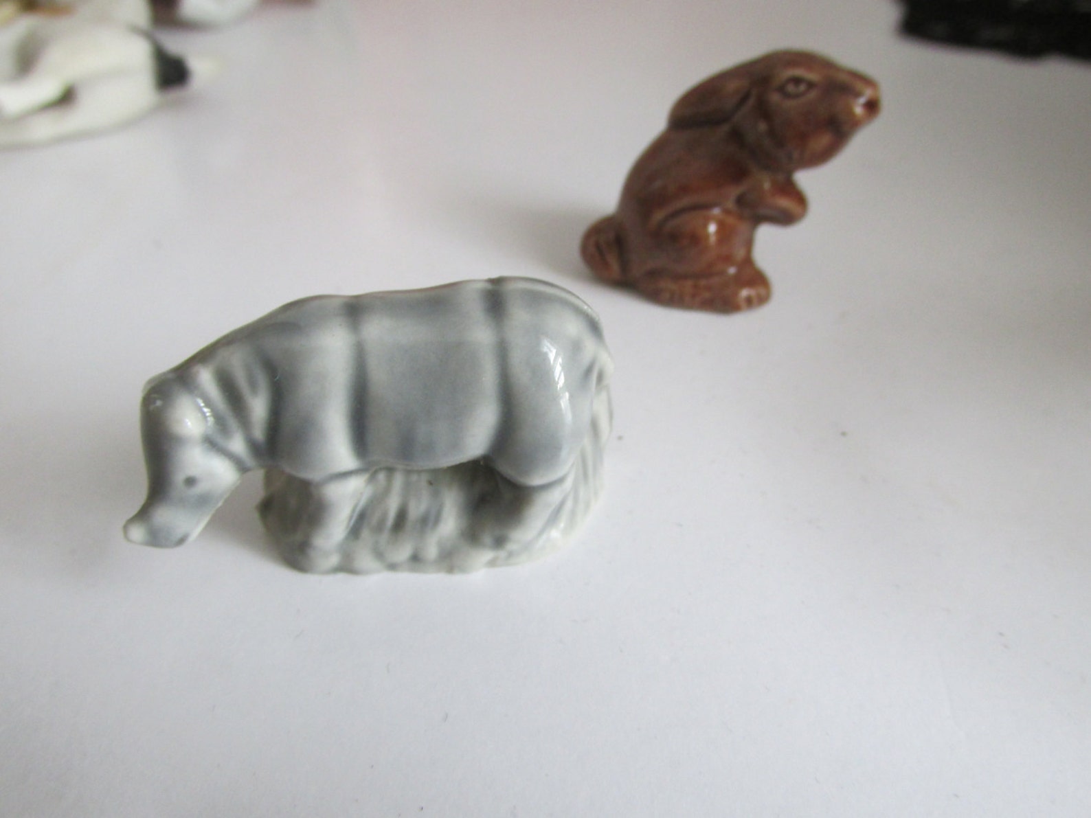 Rabbit Figurine English Wade Red Rose Tea Figurines Bunny Wade - Etsy