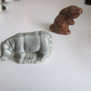 Rabbit Figurine English Wade Red Rose Tea Figurines Bunny Wade ...