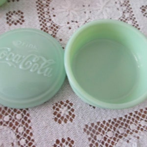 Jadeite Canister Coca Cola Jadeite Sugar Bowl Covered Coke Jadeite ...