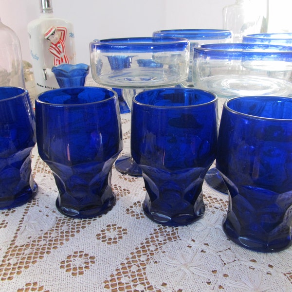 Blue Glassware - Etsy