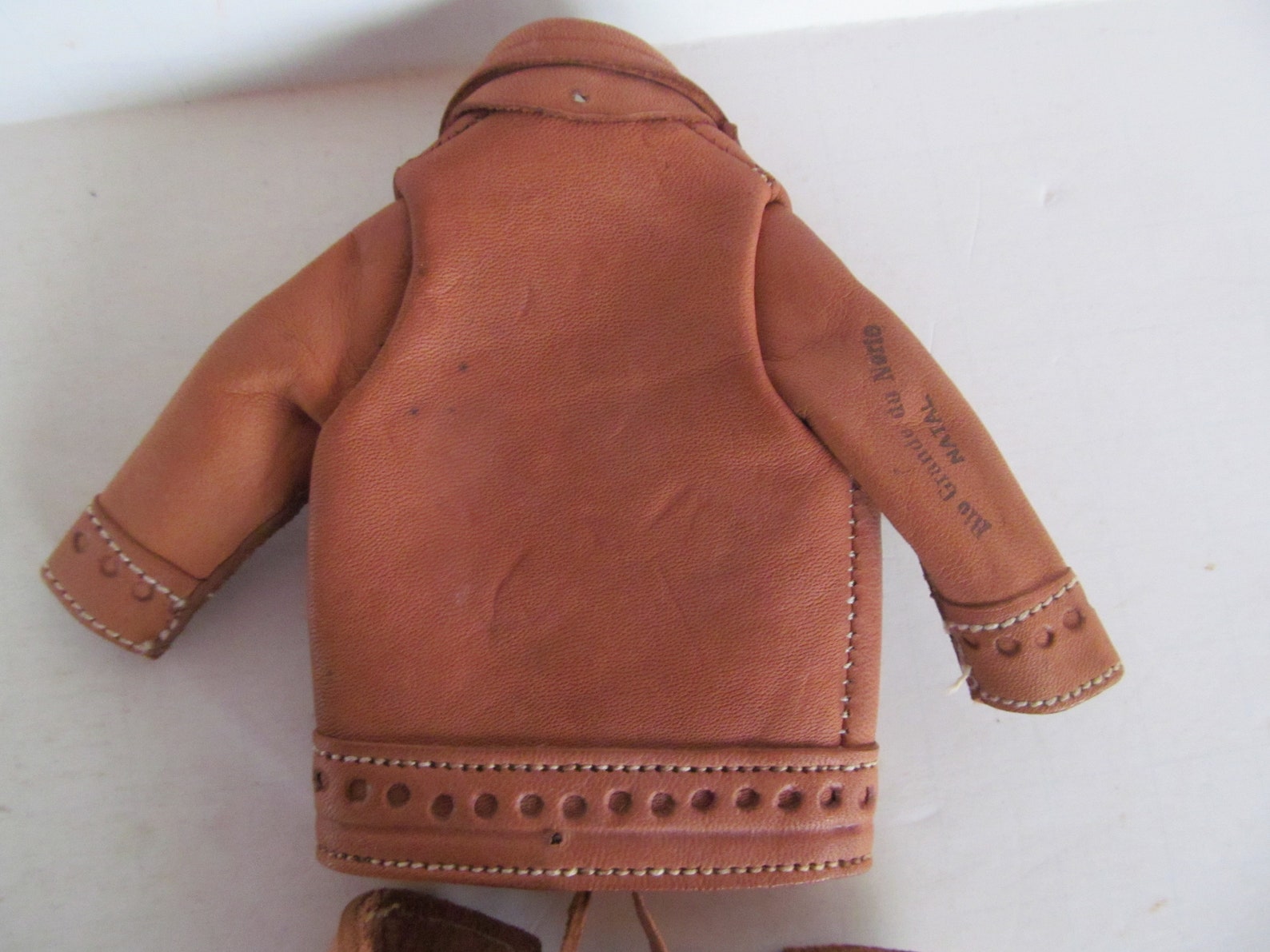 Salesman Sample Brown Leather Jacket and Chaps Brown Leather | Etsy