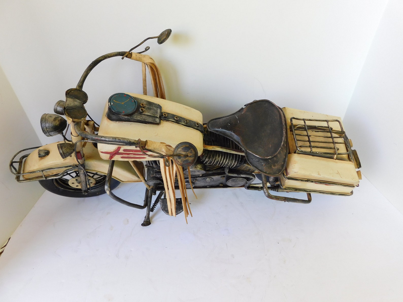 Huge Metal Motorcycle Leather Tassle Handlebarstoys Motorcycle - Etsy