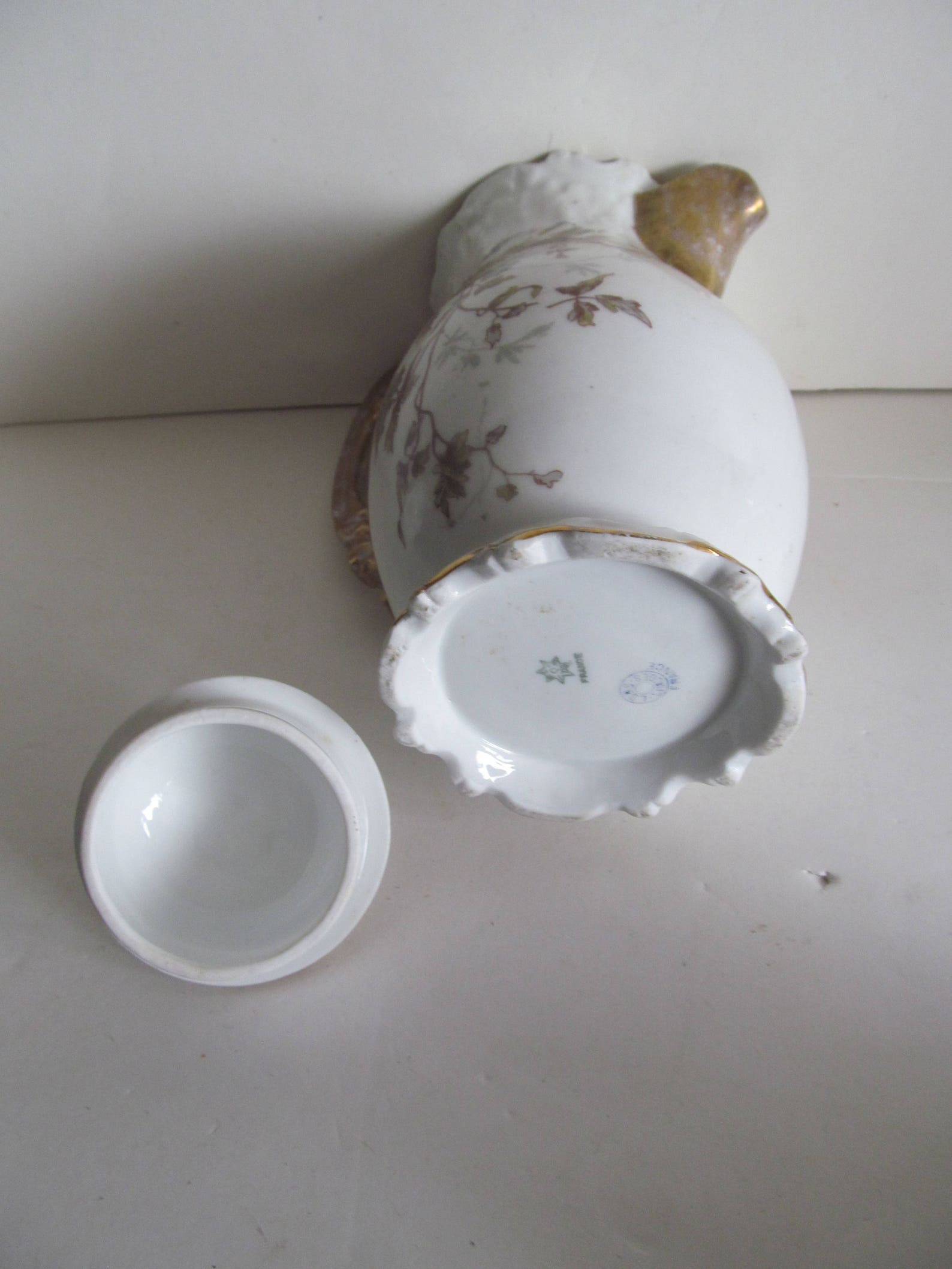 Beautiful Antique Limoges Chocolate Pot Blue Tea Pot Limoges Hand ...