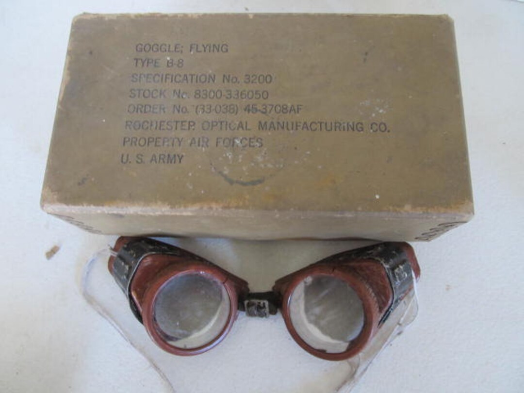 US Air Force Flying Goggles Military US Army Army Memorabilia Military ...