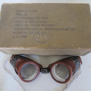 US Air Force Flying Goggles Military US Army Army Memorabilia Military ...