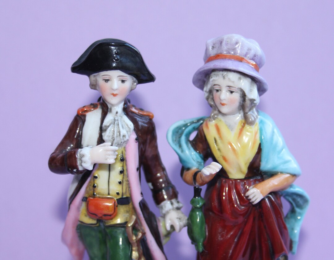 Rare Antique English Chelsea Porcelain Figurines/hand - Etsy