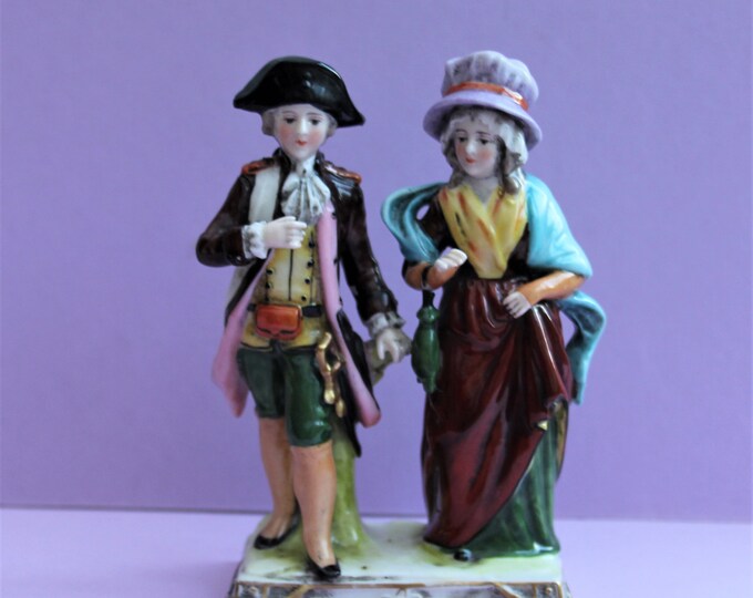 Rare Antique English Chelsea Porcelain Figurines/hand Painted/1756-1769 ...