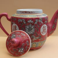 Mid Century Chinese Rice Grain Tea Pot - Etsy