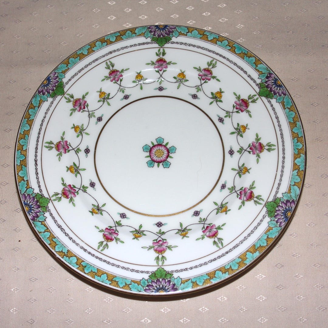 Antique Minton Iolanthe 8-inch Plate/hand Painted/reg. 638887 - Etsy