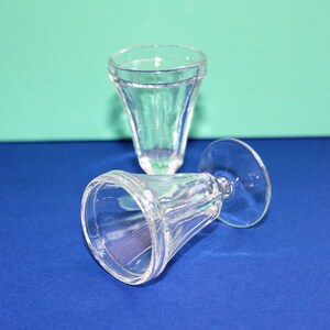 Victorian Pair of Chamfered Conical Tiny Glasses,/shot Glasses - Etsy