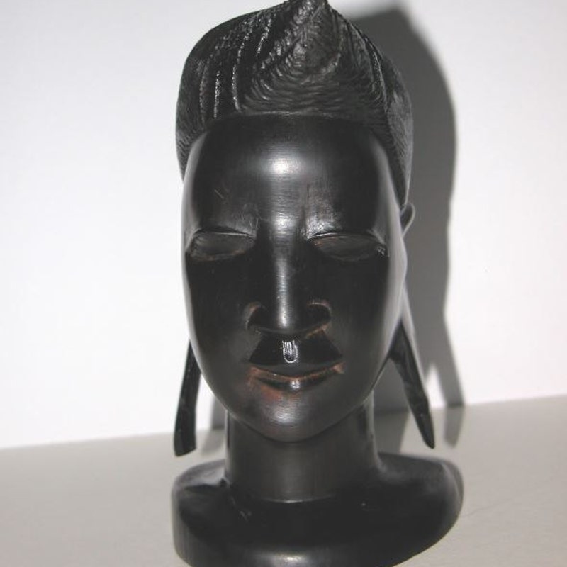 African Ebony Heads - Etsy