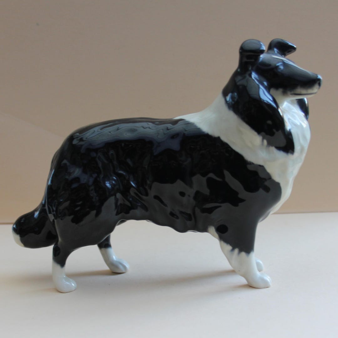 Vintage Beswick Border Collie/sheep Dog Figurine/made in England - Etsy