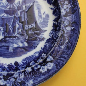 Vintage Wedgwood Ferrara Flow Blue Tea Plate/6 Inches - Etsy