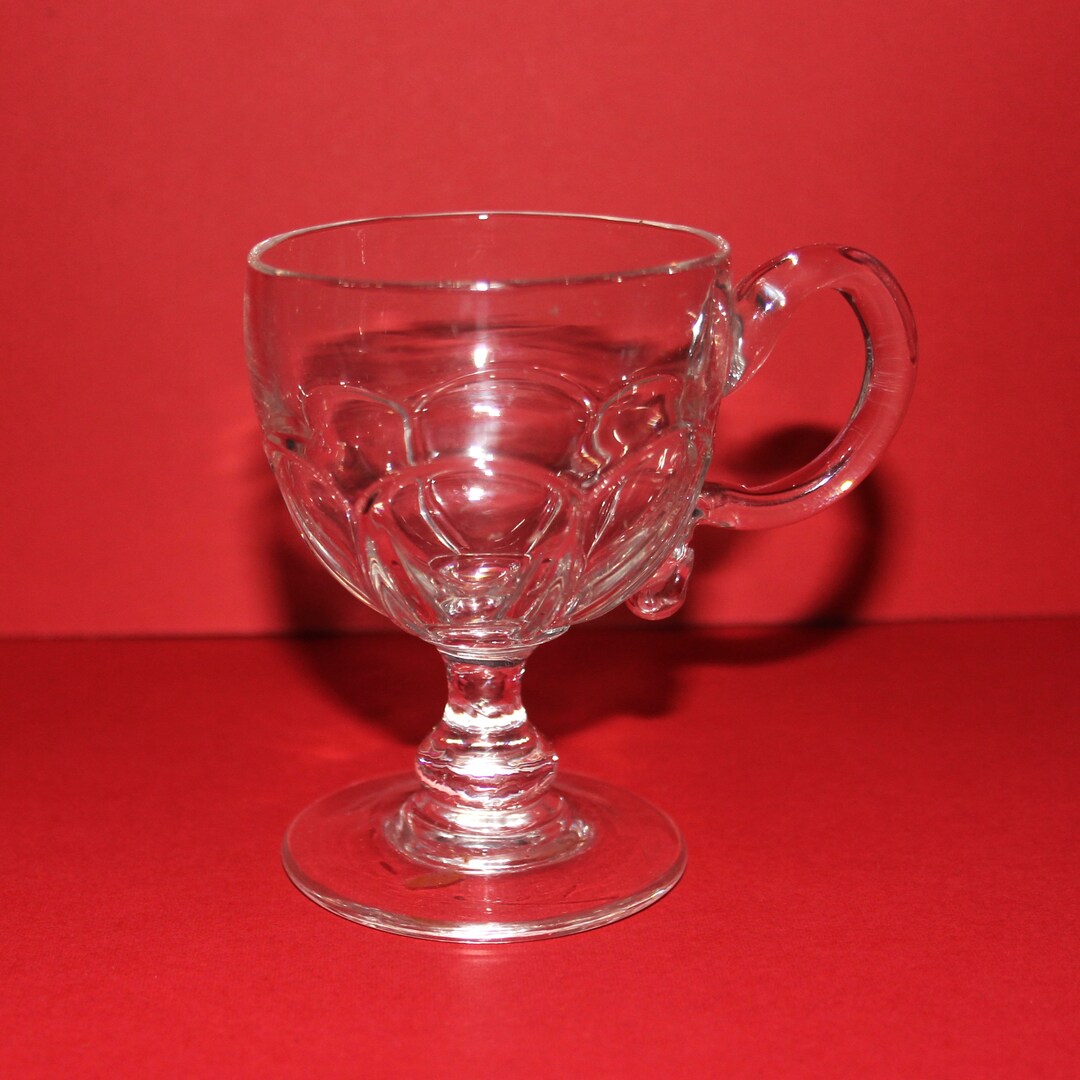 Antique Victorian Custard Cup/glass English Lead Crystal - Etsy