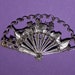Delightful Vintage AC1 935 Silver Fan - Etsy