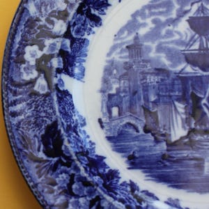 Vintage Wedgwood Ferrara Flow Blue Tea Plate/6 Inches - Etsy