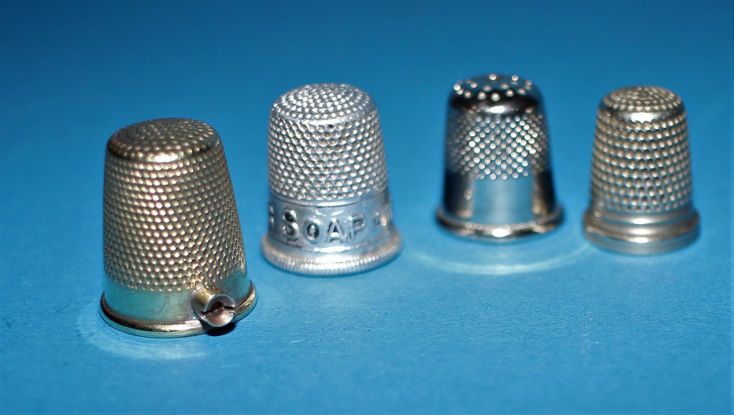 Collectible 4 Different Types of Vintage Thimbles. - Etsy