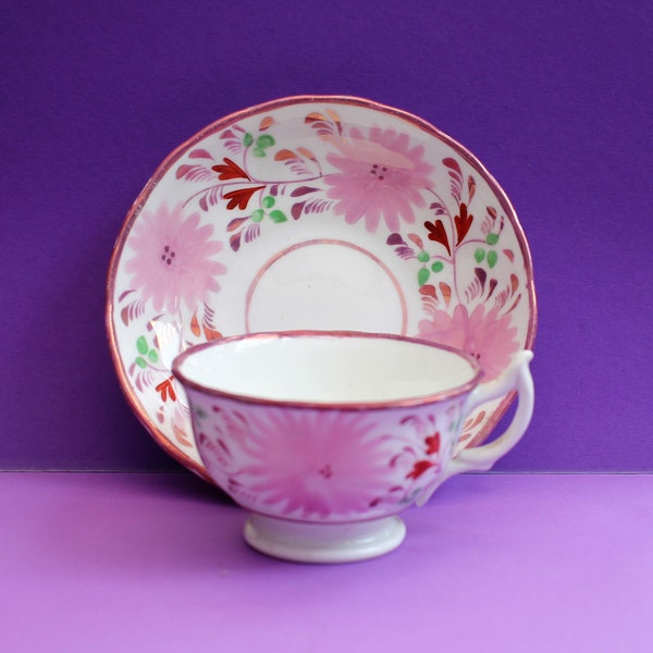 Antique Pink Lusterware - Etsy