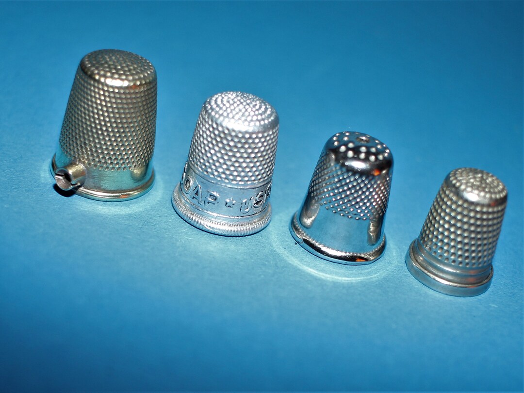 Collectible 4 Different Types of Vintage Thimbles. - Etsy
