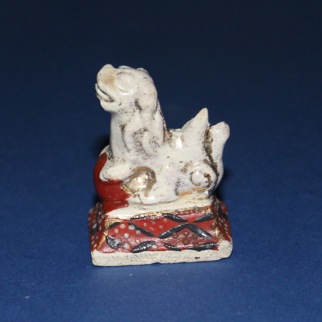 Antique Tiny Miniature Japanese Foo Dog/male/japanese/chinese - Etsy