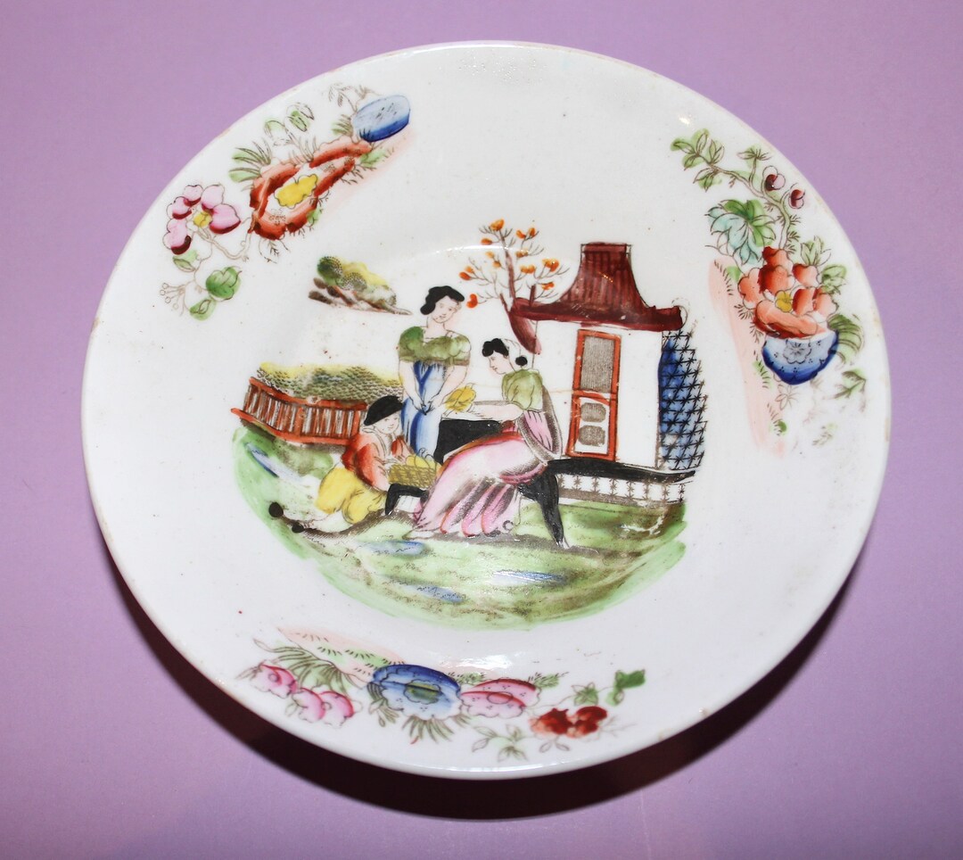 Rare Antique Hilditch & Son Saucer/dish Chinoiserie C1825 England ...