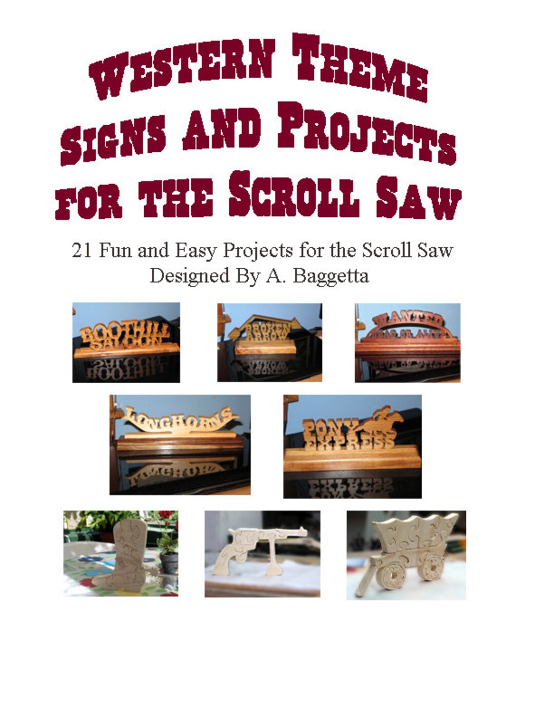 Western Scroll Saw Project Ebook Patterns - Etsy