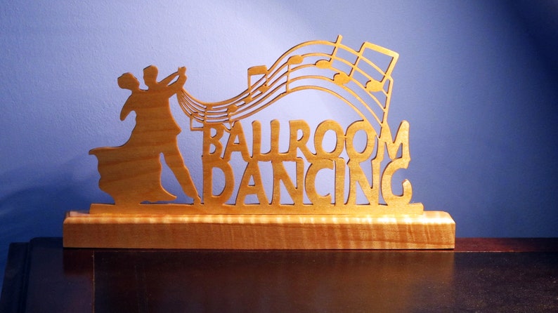 Ballroom Dancing Hand Cut Wooden Table Sign - Etsy UK