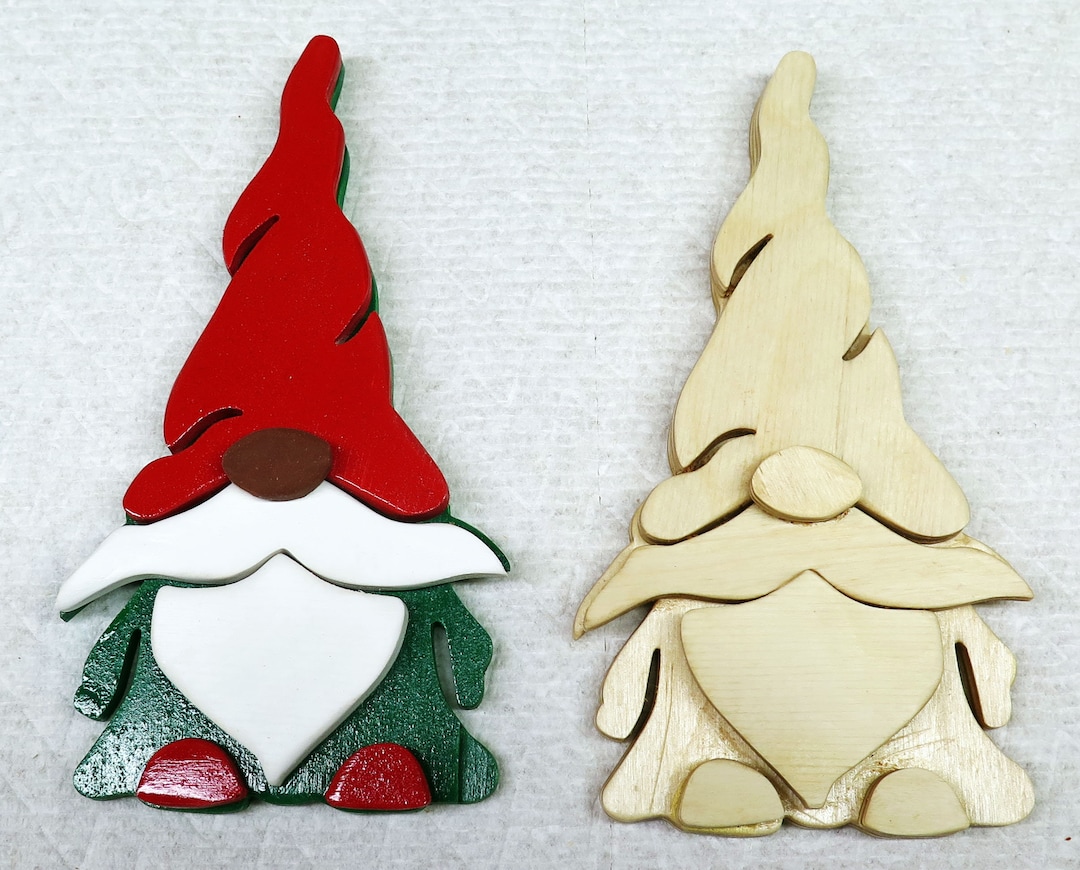 Making A Layered Gnome on the Scroll Saw Ebook Pattern - Etsy