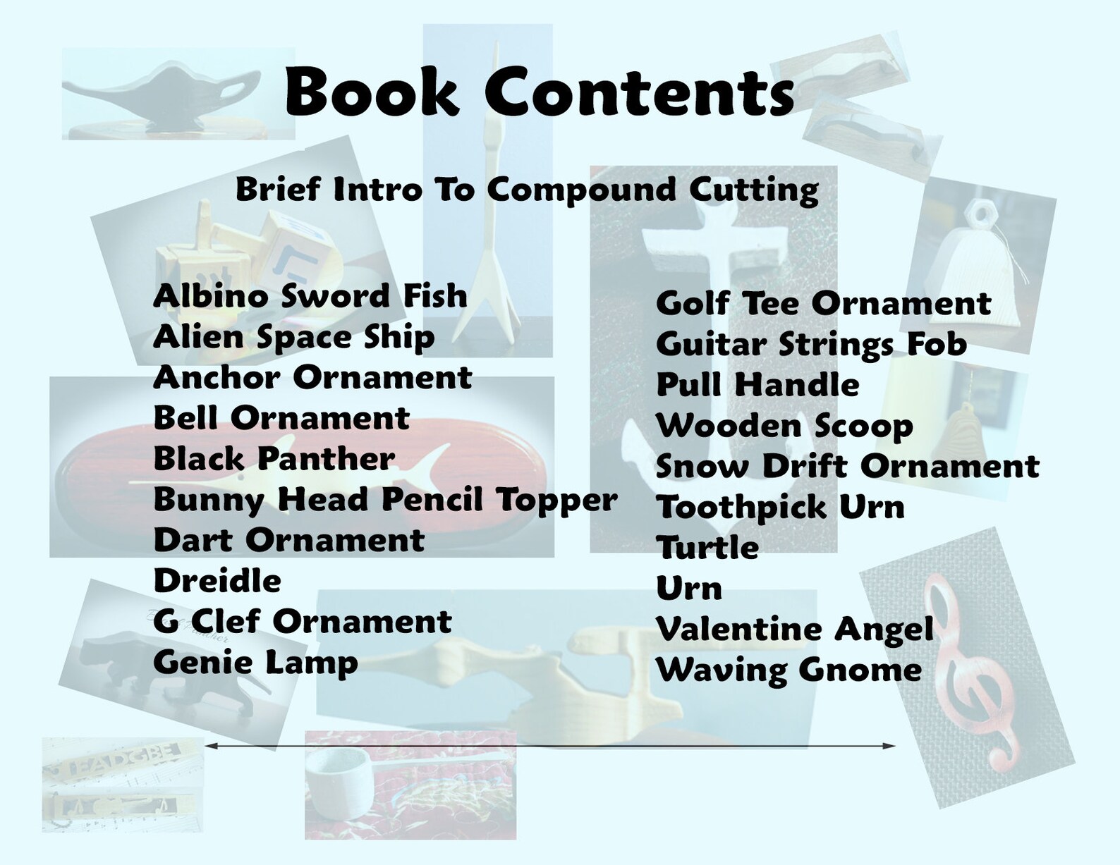 20 Compound Cut Patterns for the Scrollsaw - Etsy