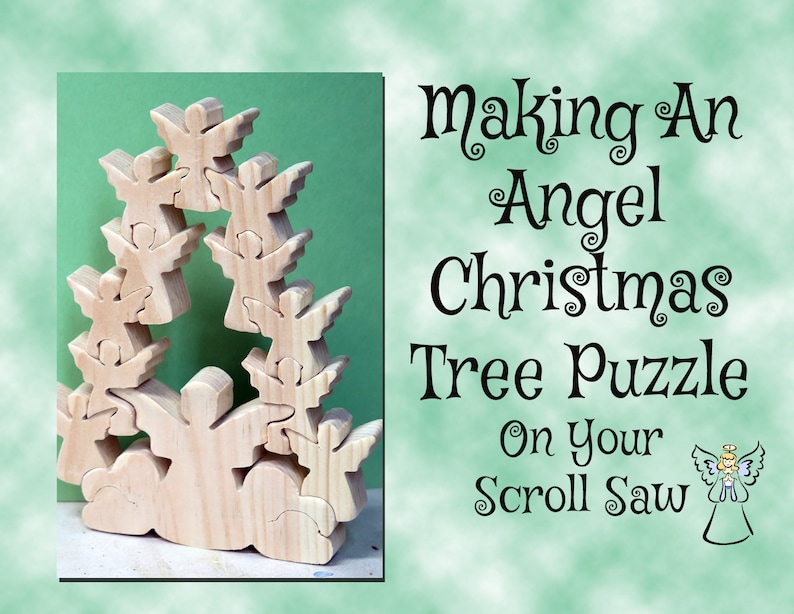 Angel Christmas Tree Puzzle Plus Patterns - Etsy