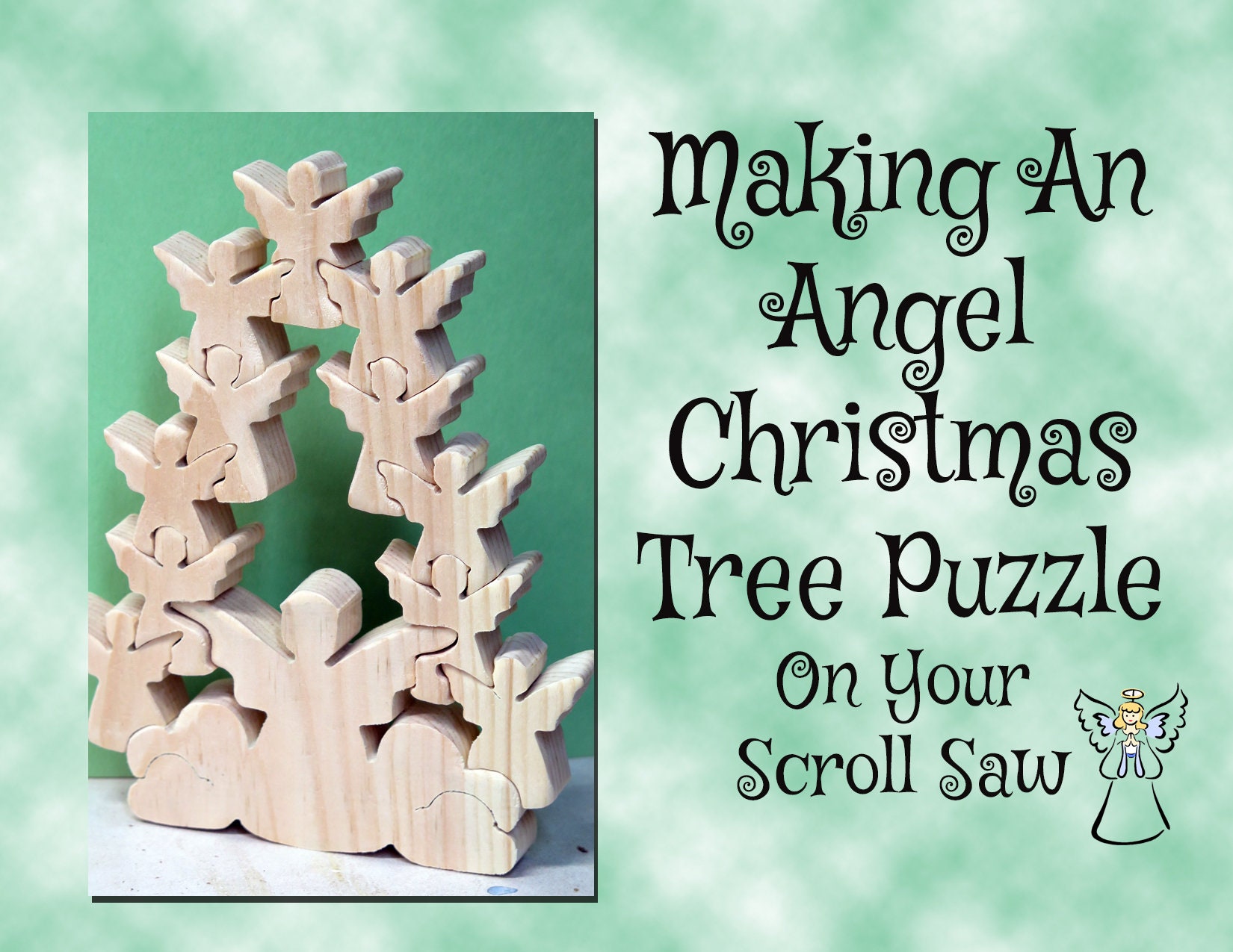 Angel Christmas Tree Puzzle Plus Patterns - Etsy