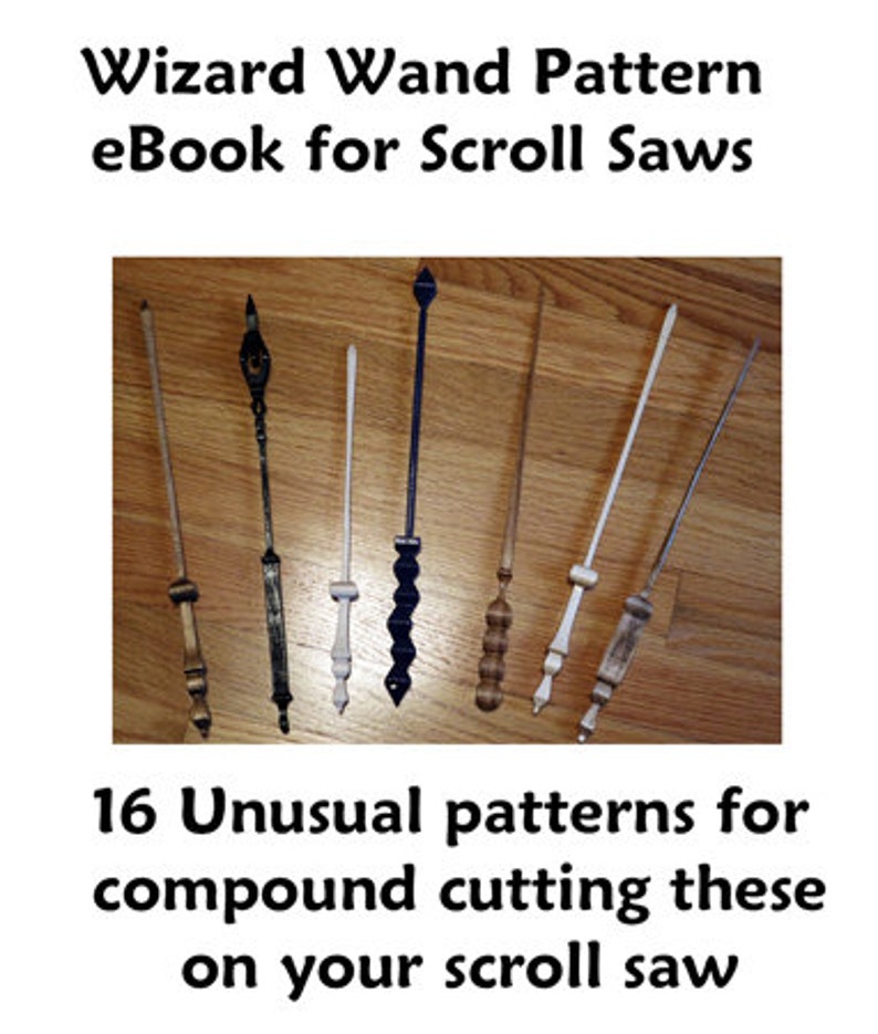 Magic Wand Compound Cut Scroll Saw Patterns - Etsy