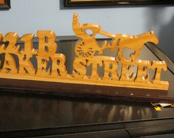 221b Baker Street Sign - Etsy
