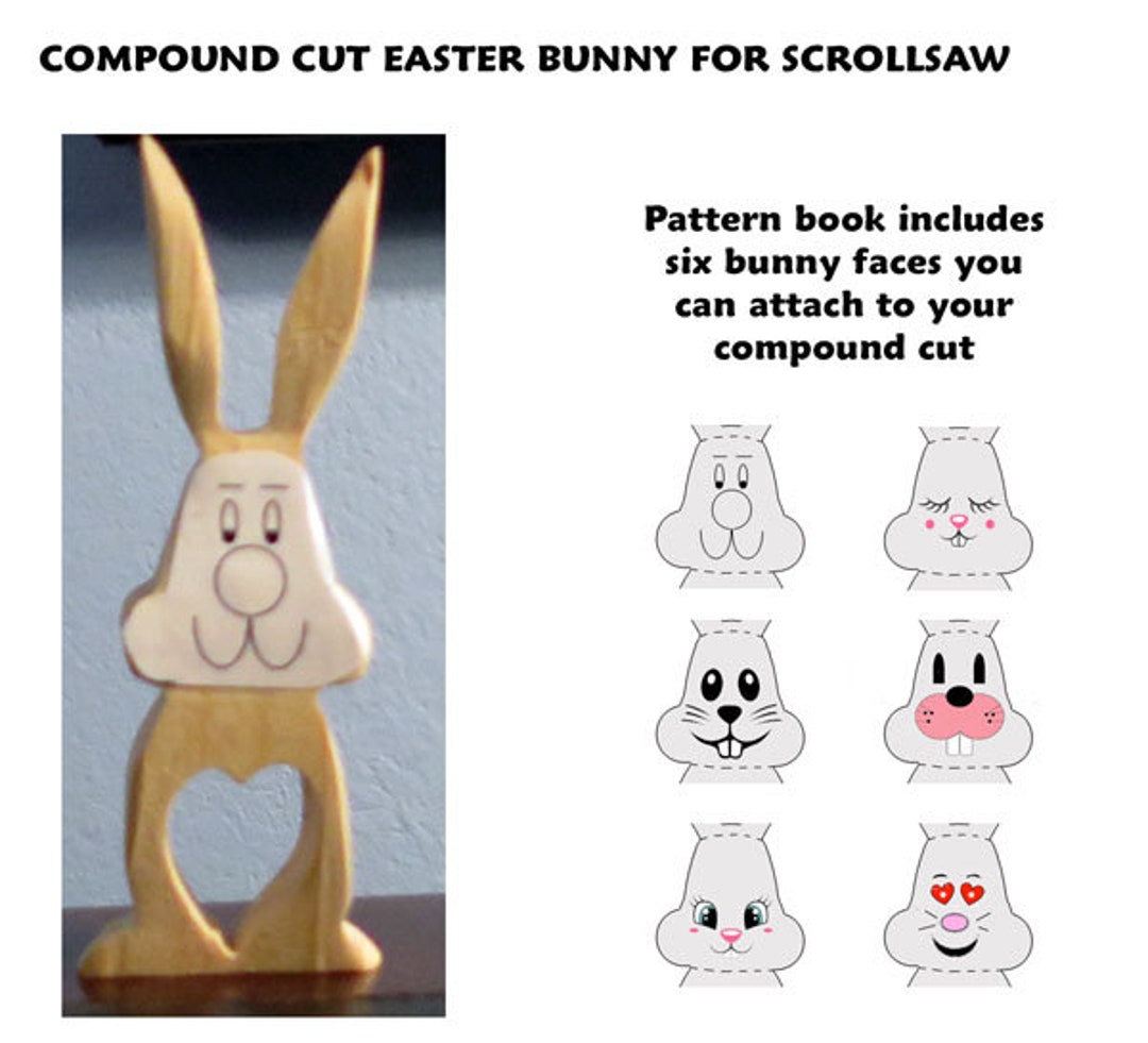 Valentine/easter 3D Compound Cut Pattern for Scrollsaw - Etsy
