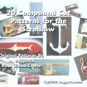 20 Compound Cut Patterns for the Scrollsaw - Etsy