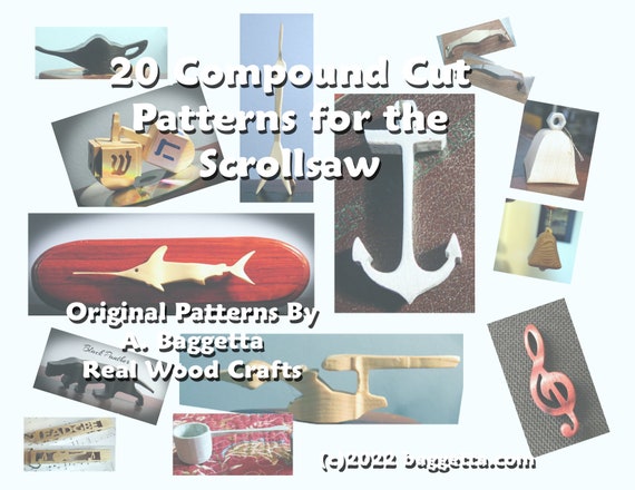 20 Compound Cut Patterns for the Scrollsaw - Etsy