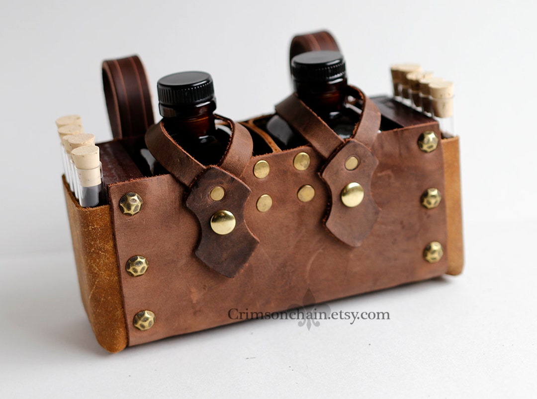 Alchemy Kit Distressed Brown by Crimson Chain Leatherworks - Etsy
