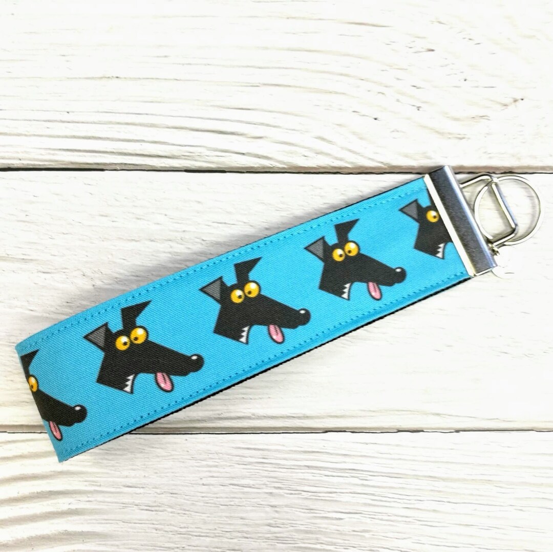 Sighthound Key Fob Richard Skipworth Large Keychain 1.5 Wide, Blue Key ...