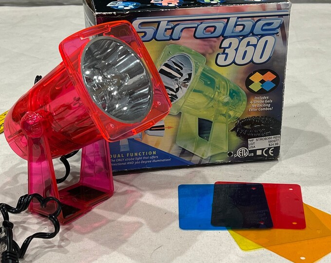 Vintage Strobe Light 360 Hot Pink 1980s or 90s Dance Party Ready Works ...