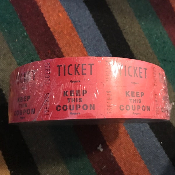 Carnival Ticket Roll - Etsy