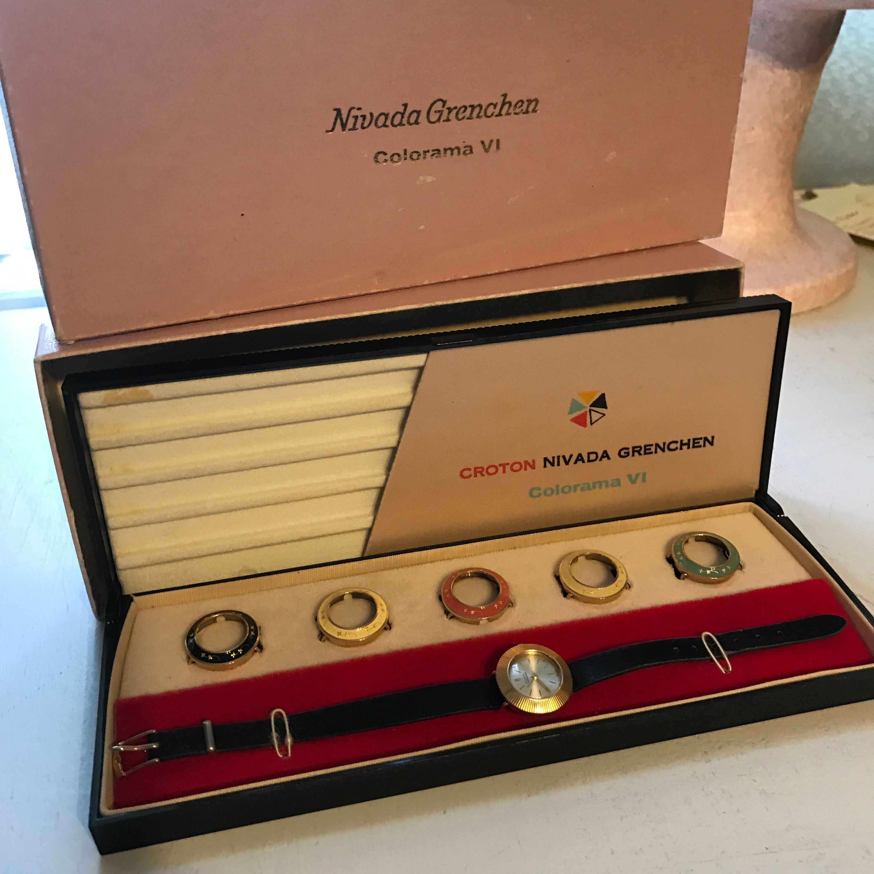 Vintage Croton Nivada Gretchen Colorama VI Rare Women's Watch Set - Etsy