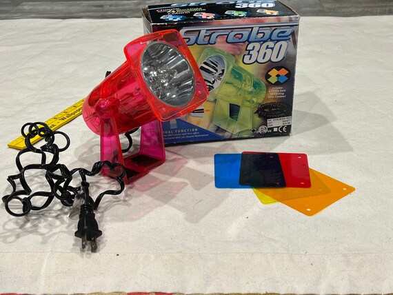 Vintage Strobe Light 360 Hot Pink 1980s or 90s Dance Party | Etsy