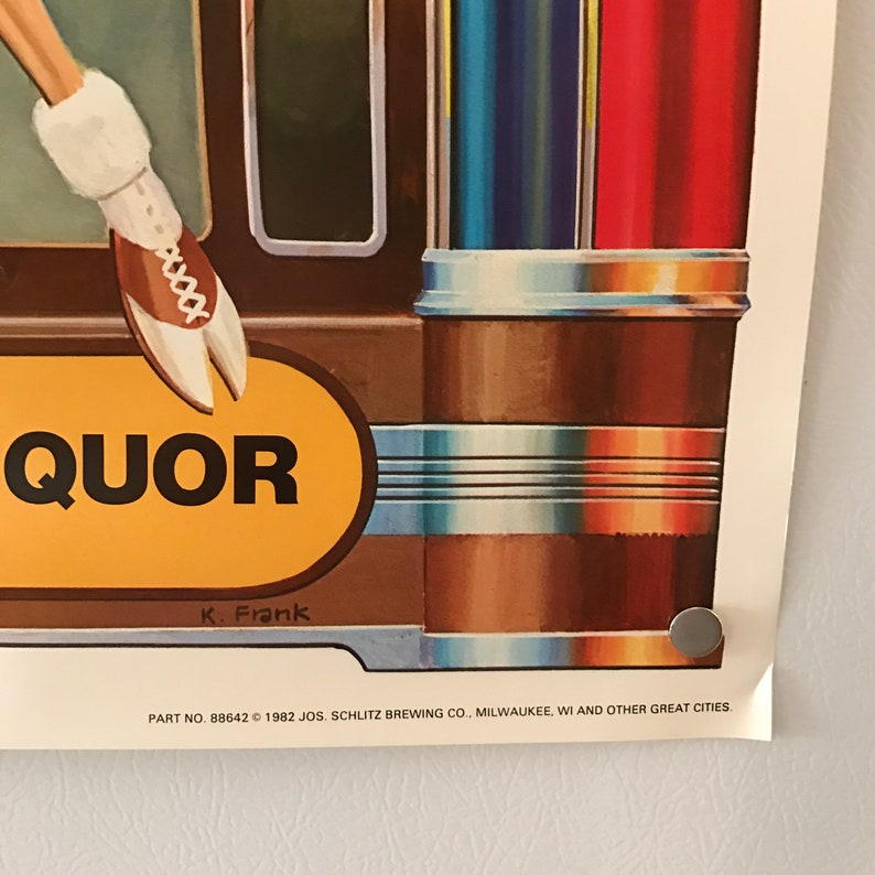 Vintage Schlitz Jitter Bull Malt Liquor Beer Alcohol Liquor Advertising ...