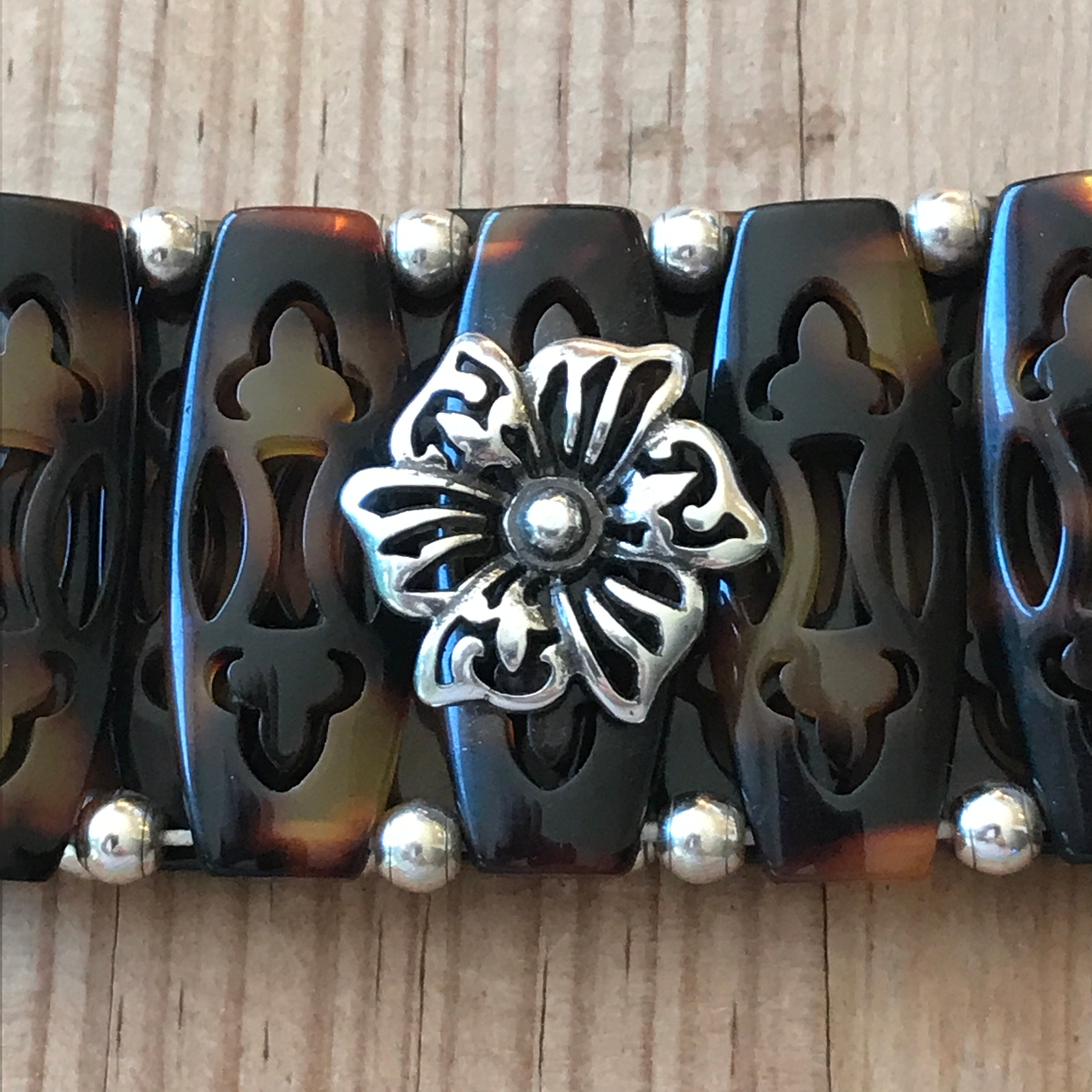 Vintage Brighton Tropical Shell Like Flower Cutout Silver Tone - Etsy UK